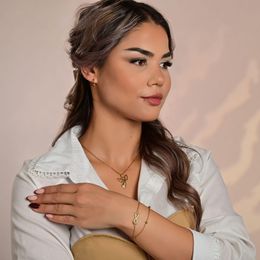 Adelia&acute;s Armband ADELIA&acute;S "Damen Armband &ndash; Unendlichkeitszeichen aus Edelstahl 17+3 cm", gold, Armb&auml;nder, Damen, 20cm, Edelstahl, Armband, Ideal als Geschenk &ndash; dezent und elegant