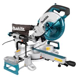 Kapp- und Gehrungss&auml;ge Makita "LS0816F", gelb (blau), B:476mm H:521mm L:705mm, S&auml;gemaschinen, 1.200 W &bull; 216 mm &bull; 5.000 min-1