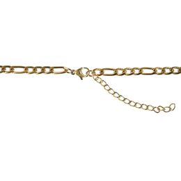 Adelia&acute;s Kette ohne Anh&auml;nger ADELIA&acute;S "Unisex Halskette &ndash; Figarokette aus Edelstahl 55 cm", gold, Halsketten, Damen, 55cm, Edelstahl, Zum Verschenken &ndash; passend f&uuml;r viele Anl&auml;sse