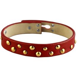 Adelia&acute;s Armband ADELIA&acute;S "Unisex Armband &ndash; Lederarmband aus Leder 22 cm", rot, Armb&auml;nder, Damen, 22cm, Leder, Armband, Zum Verschenken an Menschen, die Ihnen am Herzen liegen