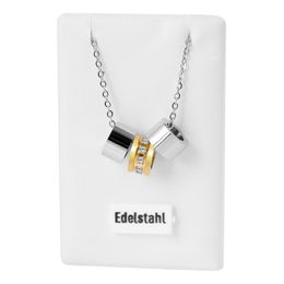 Adelia&acute;s Kette ohne Anh&auml;nger ADELIA&acute;S "Damen Halskette mit Anh&auml;nger &ndash; aus Edelstahl", gold (silber), Halsketten, Damen, 43cm, Edelstahl, Ein stilvolles Geschenk f&uuml;r besondere Momente