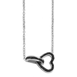 Adelia&acute;s Kette mit Anh&auml;nger ADELIA&acute;S "Damen Edelstahl Halskette mit Anh&auml;nger Herz unbekannt cm", silber (silber, herz), Halsketten, Damen, unbekannt, Edelstahl
