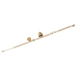 Adelia&acute;s Kettenanh&auml;nger ADELIA&acute;S "Damen Anh&auml;nger &ndash; Herzanh&auml;nger aus Edelstahl", gold, Schmuckanh&auml;nger, Damen, Edelstahl, Kettenanh&auml;nger, Perfekt als Geschenk zum Jubil&auml;um