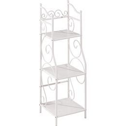 Ablageregal HEINE HOME, wei&szlig;, B:30cm H:95cm T:30cm, Metall, Regale