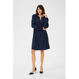 Kaffe Kleid A-shape dark blue