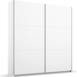 Schwebet&uuml;renschrank Rauch "AURELIO Kleiderschrank Garderobe", wei&szlig; (alpinwei&szlig;), B:175cm H:210cm T:59cm, Holzwerkstoff, Schr&auml;nke, Schwebet&uuml;renschrank, 3 verschiedene Ausstattungsvarianten Griffe aus Metall MADE IN GERMANY