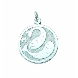 Adelia&acute;s Sternzeichenanh&auml;nger ADELIA&acute;S "Sternzeichen Anh&auml;nger Fische 925 Silber &ndash; Silberanh&auml;nger Fische", silber, Schmuckanh&auml;nger, Damen, Fische, Silber 925 (Sterlingsilber), Silberanh&auml;nger Fische