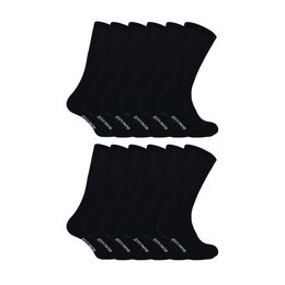 Herren 12 Paare Bambus-Baumwoll-Sportsocken