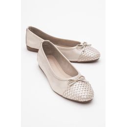 Copos Leder Schleife Kappe Ballerina
