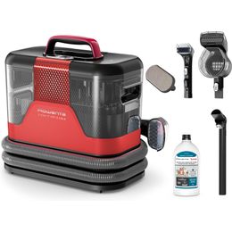 Rowenta Teppichreinigungsger&auml;t "Fleckenentferner IN7020, Clean It Hot & Cold", rot, schwarz, B:26,5cm H:34cm T:36,5cm, Mehrzwecksauger, PowerHeat 60 C, 2,3 l/1,5 l Tanks, Auto‑Clean, Schmutzf&auml;nger-Aufsatz