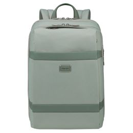 Laptoprucksack Samsonite "IMAGE BIZ", Gr. B/H/T: 13,5cm x 38,5cm x 26cm, gr&uuml;n (thyme), Polyester, Rucks&auml;cke Laptoprucksack, f&uuml;r Businessmode und Gesch&auml;ftsreisen, mit 16 Litern Volumen