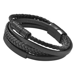 Adelia&acute;s Armband ADELIA&acute;S "Unisex Armband aus Leder 23 cm", schwarz, Armb&auml;nder, Damen, 23cm, Leder, Armband, Ein kleines Geschenk mit gro&szlig;er Wirkung