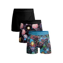MUCHACHOMALO Herren Boxer Shorts - 3er Pack - Herren Unterw&auml;sche