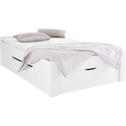 Bett Rauch "Scala", wei&szlig;, B:145cm H:60cm L:207cm, Betten, Bett, mit Schubk&auml;sten in 3 Varianten