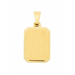 Adelia&acute;s Kettenanh&auml;nger ADELIA&acute;S "333 Gold Gravurplatte Anh&auml;nger", gold, Schmuckanh&auml;nger, Damen, Gold, Kettenanh&auml;nger, 333 Gold Goldschmuck f&uuml;r Damen