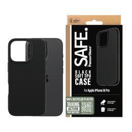SAFE BY PANZERGLASS Handyh&uuml;lle "Soft TPU Case f&uuml;r Apple iPhone 16 Pro", schwarz, Smartphones, H&uuml;llen, Backcover, Schutzh&uuml;lle, Handyschutzh&uuml;lle, Case, Schutzcase, sto&szlig;fest