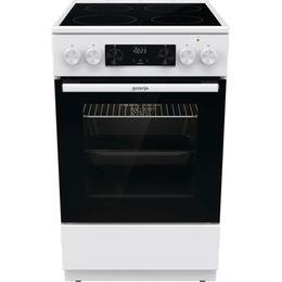 Gorenje Elektro-Standherd "GEC5C41WG", Energieeffizienz: A (A+++-D), wei&szlig;, Herdsets