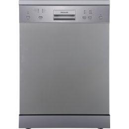 Hanseatic Standgeschirrsp&uuml;ler "HG6085D137609HS", Energieeffizienz: D (A-G), silber (silberfarben), B:59,8cm H:84,5cm T:60cm, Geschirrsp&uuml;ler, inkl. 3 Jahre Herstellergarantie