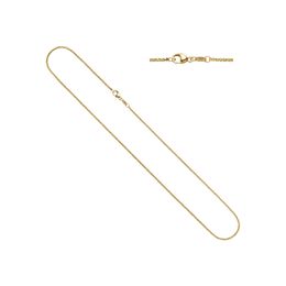 Goldkette Jobo "Erbskette 1,5 mm" Gr. 38, gold (gelbgold 333), Halsketten, Damen, 38cm, Gelbgold 333, Goldkette, 8 Karat 333 Gold