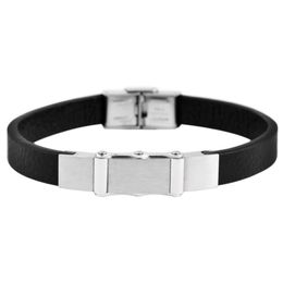 Adelia&acute;s Armband ADELIA&acute;S "Unisex Armband aus Leder 22,5 cm", schwarz, Armb&auml;nder, Damen, 22cm, Leder, Armband, Ein Geschenk, das Freude macht
