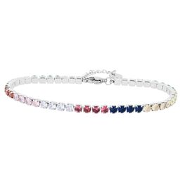 Adelia&acute;s Armband ADELIA&acute;S "Damen Armband aus Edelstahl mit Strass Steinchen 17 cm", silber, Armb&auml;nder, Damen, 17cm, Edelstahl, Armband, Ideal als Geschenk zum einen besonderen Tag