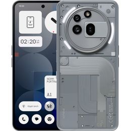 NOTHING Smartphone "PHONE (3a) Pro 256GB", Energieeffizienz: C (A-G), grau, 256 GB, Mobiltelefone