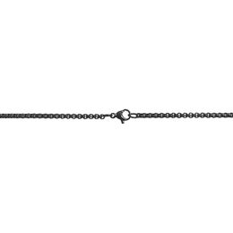 Adelia&acute;s Kette ohne Anh&auml;nger ADELIA&acute;S "Damen Halskette mit Anh&auml;nger &ndash; aus Edelstahl", schwarz, Halsketten, Damen, 61cm, Edelstahl, Perfekt als Geschenk zum einfach so