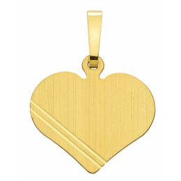 Adelia&acute;s Kettenanh&auml;nger ADELIA&acute;S "Gravurplatte 333 Gold ( 8K ) &ndash; Goldanh&auml;nger", gold, Schmuckanh&auml;nger, Damen, Gold, Kettenanh&auml;nger, Goldanh&auml;nger