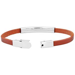 Adelia&acute;s Armband ADELIA&acute;S "Herren Armband aus Leder 21 cm", braun, Armb&auml;nder, Herren, 21cm, Leder, Armband, Zum Verschenken &ndash; passend f&uuml;r viele Anl&auml;sse