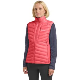 Funktionsweste Jack Wolfskin "ROUTEBURN PRO INS VEST W", Damen, Gr. XS, sunset, coral, Obermaterial: 100% Polyester. Futter: 100% Polyester. F&uuml;llung: 100% Polyester, Westen Funktionsweste