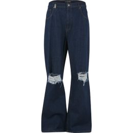 Bequeme Jeans 2Y STUDIOS "2Y Studios 2Y Anduin Ripped Baggy Jeans", Herren, Gr. 31, Normalgr&ouml;&szlig;en, blau (raw), 100% Baumwolle, unifarben, Jeans