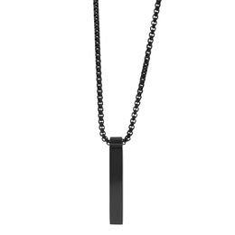 Adelia&acute;s Kette mit Anh&auml;nger ADELIA&acute;S "Unisex Edelstahl Halskette mit Anh&auml;nger", schwarz, Halsketten, Damen, unbekannt, Edelstahl