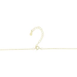 Adelia&acute;s Kette ohne Anh&auml;nger ADELIA&acute;S "Damen Halskette aus 925 Silber mit Zirkonia 42+5", gold, Halsketten, Damen, 47cm, Silber 925 (Sterlingsilber), Ideal als Geschenk zum Valentinstag