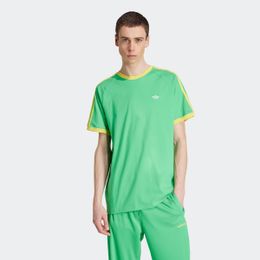 T-Shirt adidas originals "Q2 MONOGRAM CAL", Herren, Gr. L, gr&uuml;n (energy gr&uuml;n), Obermaterial: 100% Baumwolle, Rundhals, Shirts T-Shirt, Print T-Shirt, schmale Passform, f&uuml;r Laufen