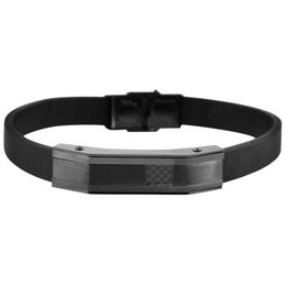 Adelia&acute;s Armband ADELIA&acute;S "Unisex Armband aus Leder 24 cm", schwarz, Armb&auml;nder, Damen, 24cm, Leder, Armband, Ein kleines Geschenk mit gro&szlig;er Wirkung