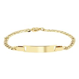 Adelia&acute;s Armband ADELIA&acute;S "Damen Armband &ndash; Panzerarmband aus Edelstahl 18 cm", gold, Armb&auml;nder, Damen, 18cm, Edelstahl, Armband, Ein Geschenk, das Freude macht