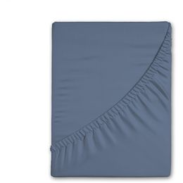 Spannbettlaken Good Morning "Flanell", blau (ice blau), B:180cm L:200cm, Flanell, Obermaterial: 100% Baumwolle, Bettlaken, Spannbettlaken, Baumwolle, Flanell, Biber, Rundumgummi, 25 cm H&ouml;he