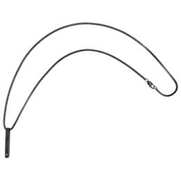 Adelia&acute;s Kette ohne Anh&auml;nger ADELIA&acute;S "Unisex Halskette mit Anh&auml;nger &ndash; aus Edelstahl", schwarz, Halsketten, Damen, 61cm, Edelstahl, Sch&ouml;ne Geschenkidee zum Jubil&auml;um