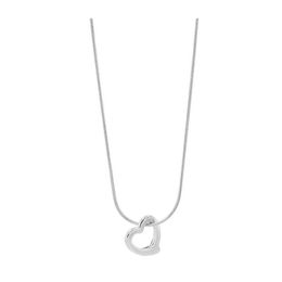 Adelia&acute;s Kette ohne Anh&auml;nger ADELIA&acute;S "Damen Halskette &ndash; Herz aus Edelstahl 43+5", silber, Halsketten, Damen, 48cm, Edelstahl, Perfekt als Geschenk f&uuml;r besondere Menschen