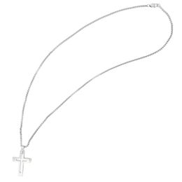 Adelia&acute;s Kette ohne Anh&auml;nger ADELIA&acute;S "Herren Halskette mit Anh&auml;nger &ndash; Kreuz aus Edelstahl", silber, Halsketten, Herren, 61cm, Edelstahl, Perfekt als Geschenk zum einen besonderen Tag