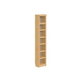 B&uuml;cherregal OTTO HOME "Soeren Regal B/T/H: 40/29/220 cm", natur, B:40cm H:220cm T:29cm, Massivholz, Regale, B&uuml;cherregal, Kiefer FSC-zertifiziert, 7 F&auml;cher und 6 Einlegeb&ouml;den