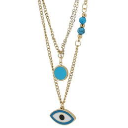 Adelia&acute;s Kette ohne Anh&auml;nger ADELIA&acute;S "Damen Halskette mit Anh&auml;nger &ndash; aus Edelstahl", gold, Halsketten, Damen, 41cm, Edelstahl, Ideal als Geschenk zum einfach so