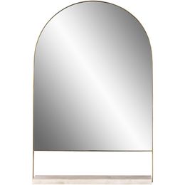 Wandspiegel Kayoom "Doha 125", wei&szlig;, B:43,5cm H:69cm, Eisen, Marmor, Spiegelglas, Spiegel, Wandspiegel