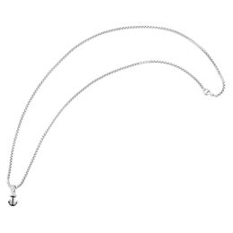 Adelia&acute;s Kette ohne Anh&auml;nger ADELIA&acute;S "Unisex Halskette mit Anh&auml;nger &ndash; aus Edelstahl", schwarz, Halsketten, Damen, 60cm, Edelstahl, Zum Verschenken &ndash; passend f&uuml;r viele Anl&auml;sse