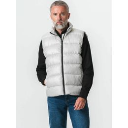 Kurzweste TEESHOPPEN "TEESHOPPEN Vest Puffer Vest", Herren, Gr. L, sand, Obermaterial: 100% Polyester, Westen