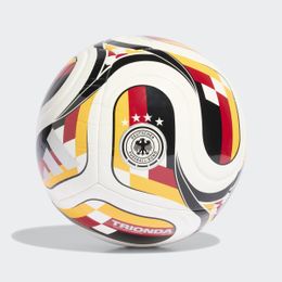 Fu&szlig;ball adidas Performance "DFB CLB HOME" Gr. 5, wei&szlig;, team power rot 2, collegiate gold, schwarz, B&auml;lle, 5, 0,4 g, Fu&szlig;ball WM Deutschland, B:22,3cm H:17,3cm T:22cm