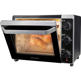 Hanseatic Minibackofen "17194935, 30 L Volumen, 1600 W", schwarz, B:45cm H:35cm T:40cm, Miniback&ouml;fen, inkl. 3 Jahre Herstellergarantie, Minibackofen
