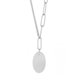 Adelia&acute;s Kette mit Anh&auml;nger ADELIA&acute;S "Unisex Edelstahl Halskette mit Anh&auml;nger unbekannt cm", silber, Halsketten, Damen, unbekannt, Edelstahl