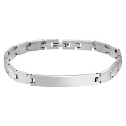 Adelia&acute;s Gliederarmband ADELIA&acute;S "Unisex Armband &ndash; Gliederarmband aus Edelstahl 21 cm", silber, Armb&auml;nder, Damen, 21cm, Edelstahl, Gliederarmband, Ideal als Geschenk &ndash; dezent und elegant