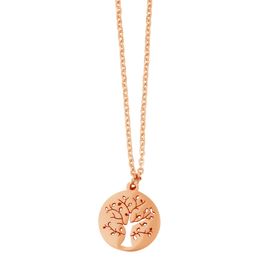 Adelia&acute;s Kette ohne Anh&auml;nger ADELIA&acute;S "Damen Halskette mit Anh&auml;nger &ndash; Lebensbaum aus Edelstahl", gold, Halsketten, Damen, 48cm, Edelstahl, Geschenkidee: zeitlos und vielseitig